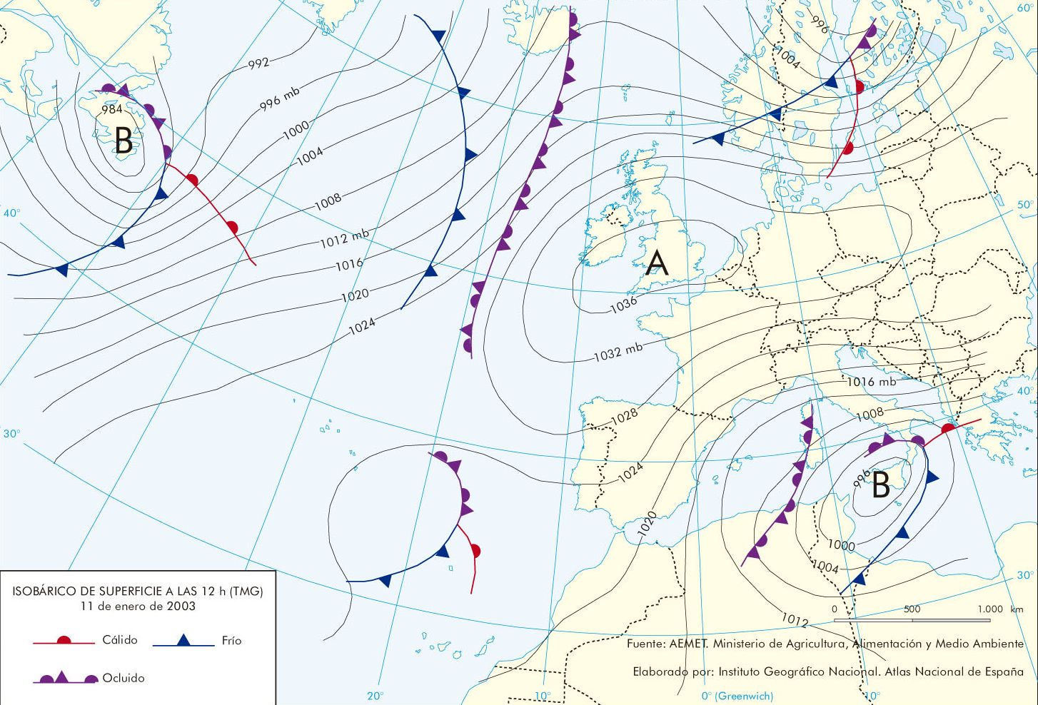 Prácticas | Geografía 2. El clima